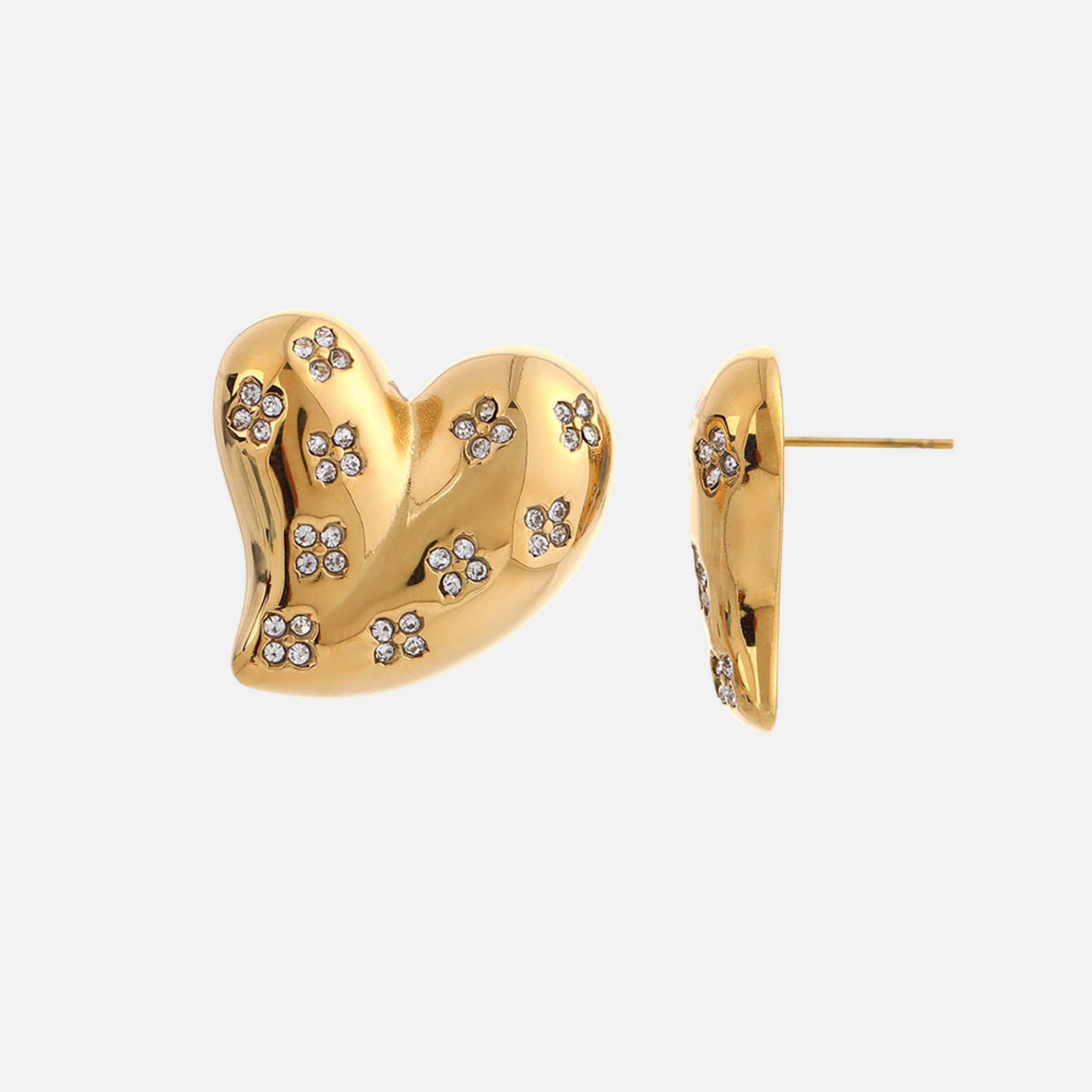 Zafira Studs SS - Gold | Antigone | Shut the Front Door