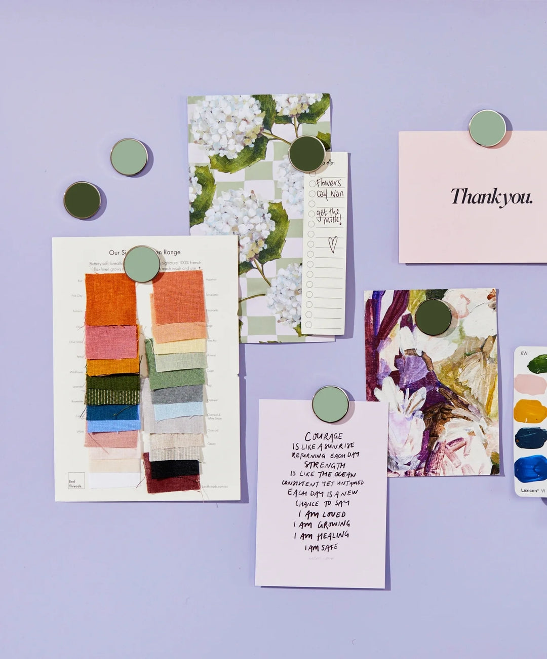 The Buttons - Sage | Mustard | Shut the Front Door