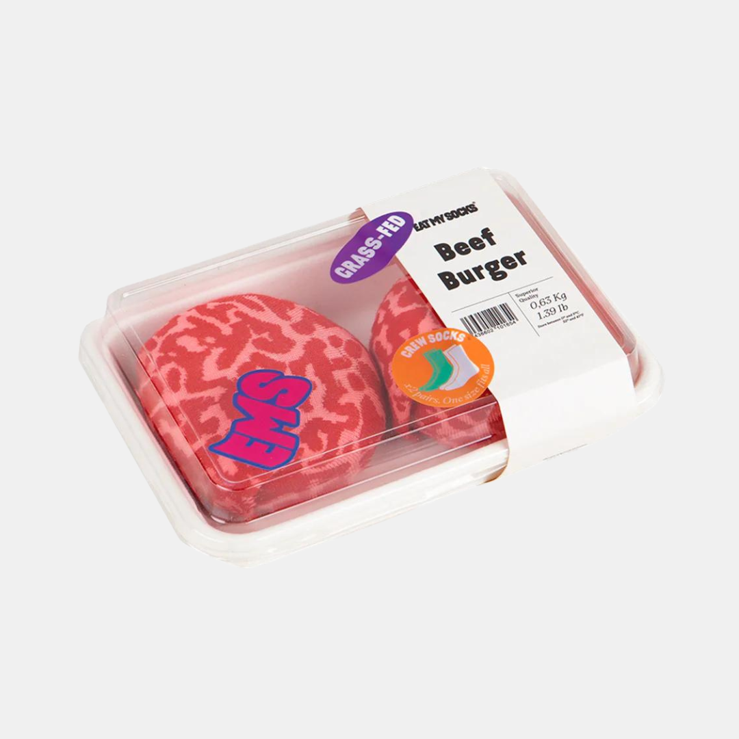 Socks Beef Burger (2 pairs) | Shut the Front Door